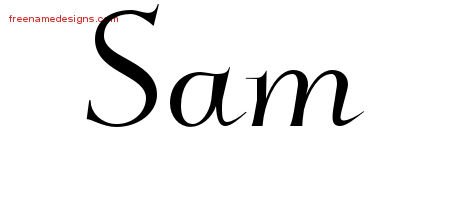 Sam Name Tattoo