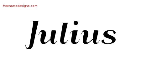 Art Deco Name Tattoo Designs Julius Graphic Download - Free Name Designs