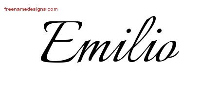 Emilio Name Tattoos