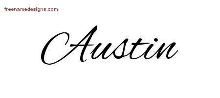 Cursive Name Tattoo Designs Austin Free Graphic - Free Name Designs