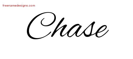 Cursive Name Tattoo Designs Chase Free Graphic - Free Name Designs