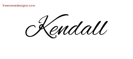 Kendall Name Tattoos