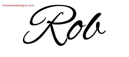 Cursive Name Tattoo Designs Rob Free Graphic - Free Name Designs