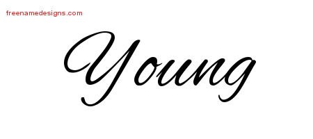 Cursive Name Tattoo Designs Young Free Graphic - Free Name Designs
