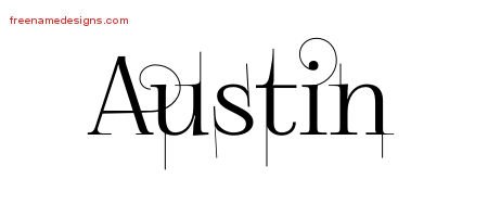 Decorated Name Tattoo Designs Austin Free Lettering - Free Name Designs