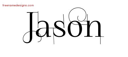 Decorated Name Tattoo Designs Jason Free Lettering - Free Name Designs