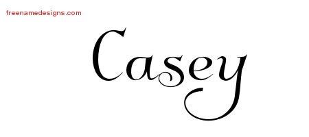 Elegant Name Tattoo Designs Casey Download Free - Free Name Designs