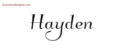 Hayden Tattoo Fonts For Names How To Say Hoyden