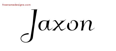 Elegant Name Tattoo Designs Jaxon Download Free - Free Name Designs