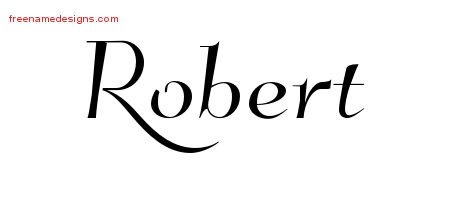 Elegant Name Tattoo Designs Robert Download Free - Free Name Designs