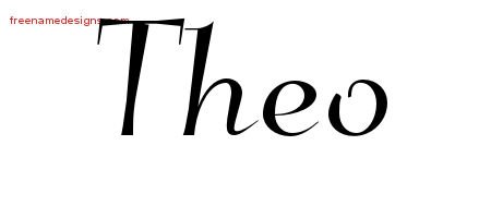 Elegant Name Tattoo Designs Theo Download Free - Free Name Designs