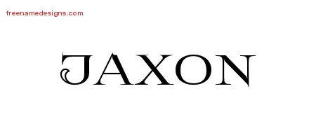 Flourishes Name Tattoo Designs Jaxon Graphic Download – Free Name Designs