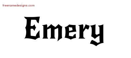 Gothic Name Tattoo Designs Emery Download Free - Free Name Designs