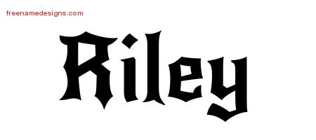 Gothic Name Tattoo Designs Riley Download Free - Free Name Designs