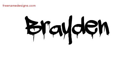 Graffiti Name Tattoo Designs Brayden Free - Free Name Designs