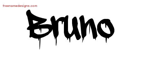 Graffiti Name Tattoo Designs Bruno Free - Free Name Designs
