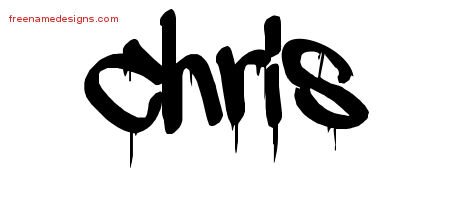 Graffiti Name Tattoo Designs Chris Free - Free Name Designs