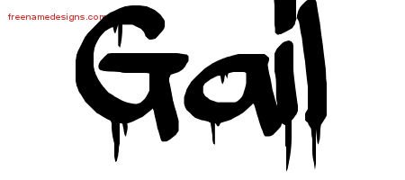 Graffiti Name Tattoo Designs Gail Free - Free Name Designs