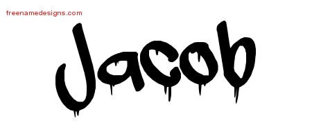 Graffiti Name Tattoo Designs Jacob Free - Free Name Designs