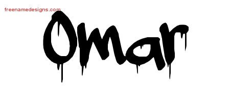 Graffiti Name Tattoo Designs Omar Free - Free Name Designs