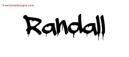 Graffiti Name Tattoo Designs Randall Free - Free Name Designs
