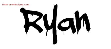 Graffiti Name Tattoo Designs Ryan Free - Free Name Designs