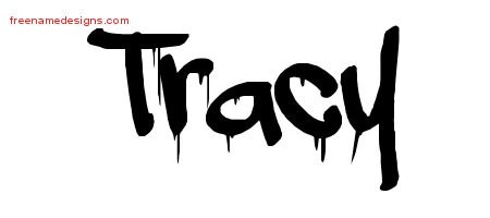 Graffiti Name Tattoo Designs Tracy Free - Free Name Designs