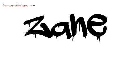 Graffiti Name Tattoo Designs Zane Free - Free Name Designs