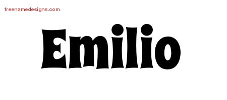 Emilio Name Tattoos