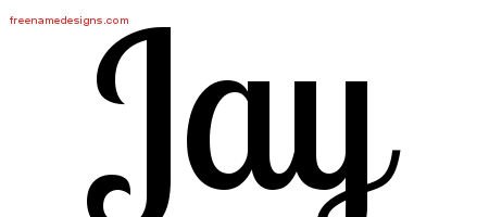 Handwritten Name Tattoo Designs Jay Free Printout - Free Name Designs