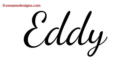 Lively Script Name Tattoo Designs Eddy Free Download - Free Name Designs