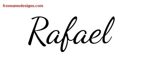 Lively Script Name Tattoo Designs Rafael Free Download - Free Name Designs