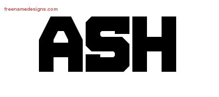 Titling Name Tattoo Designs Ash Free Download - Free Name Designs