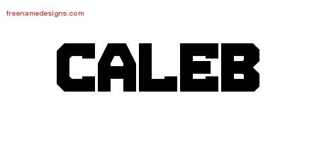 Titling Name Tattoo Designs Caleb Free Download - Free Name Designs