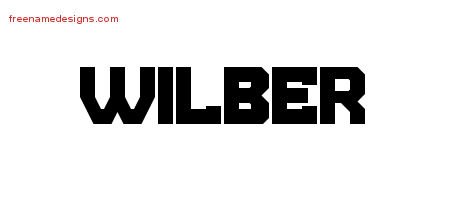 Titling Name Tattoo Designs Wilber Free Download - Free Name Designs
