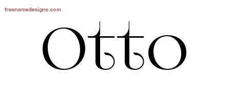 Vintage Name Tattoo Designs Otto Free Printout - Free Name Designs