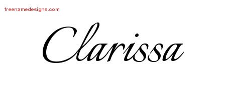 Clarissa Name Tattoos