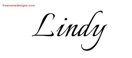 Calligraphic Name Tattoo Designs Lindy Download Free - Free Name Designs