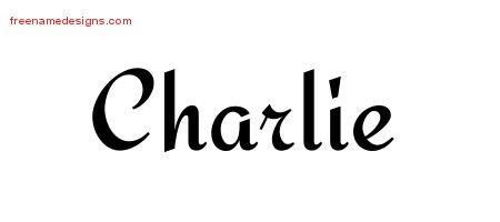 Calligraphic Stylish Name Tattoo Designs Charlie Download Free - Free ...