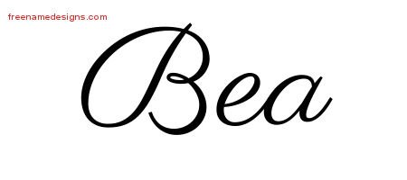 Classic Name Tattoo Designs Bea Graphic Download - Free Name Designs