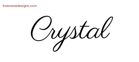 Classic Name Tattoo Designs Crystal Graphic Download - Free Name Designs