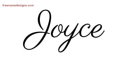 Classic Name Tattoo Designs Joyce Graphic Download - Free Name Designs