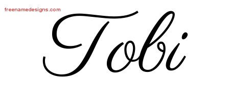 Classic Name Tattoo Designs Tobi Graphic Download - Free Name Designs