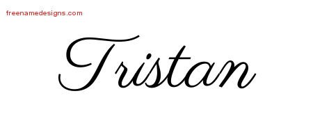 Classic Name Tattoo Designs Tristan Graphic Download - Free Name Designs