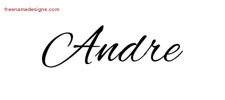 Cursive Name Tattoo Designs Andre Download Free - Free Name Designs