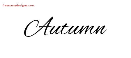 Cursive Name Tattoo Designs Autumn Download Free - Free Name Designs