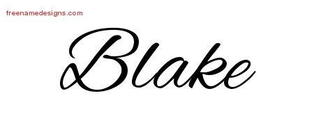 Cursive Name Tattoo Designs Blake Download Free - Free Name Designs