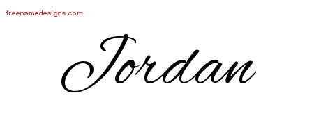 Cursive Name Tattoo Designs Jordan Download Free - Free Name Designs