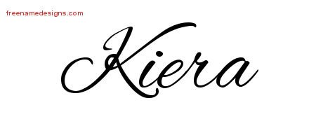 Cursive Name Tattoo Designs Kiera Download Free - Free Name Designs