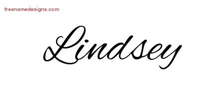 Cursive Name Tattoo Designs Lindsey Download Free - Free Name Designs
